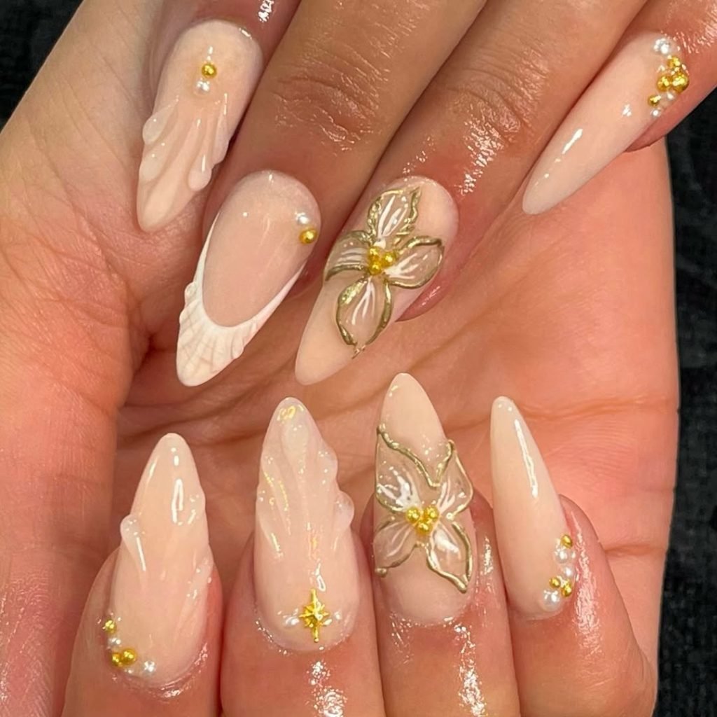 30 Must-Try 3D Flower Nail Ideas That Everyone Is Obsessed With - Glimsie