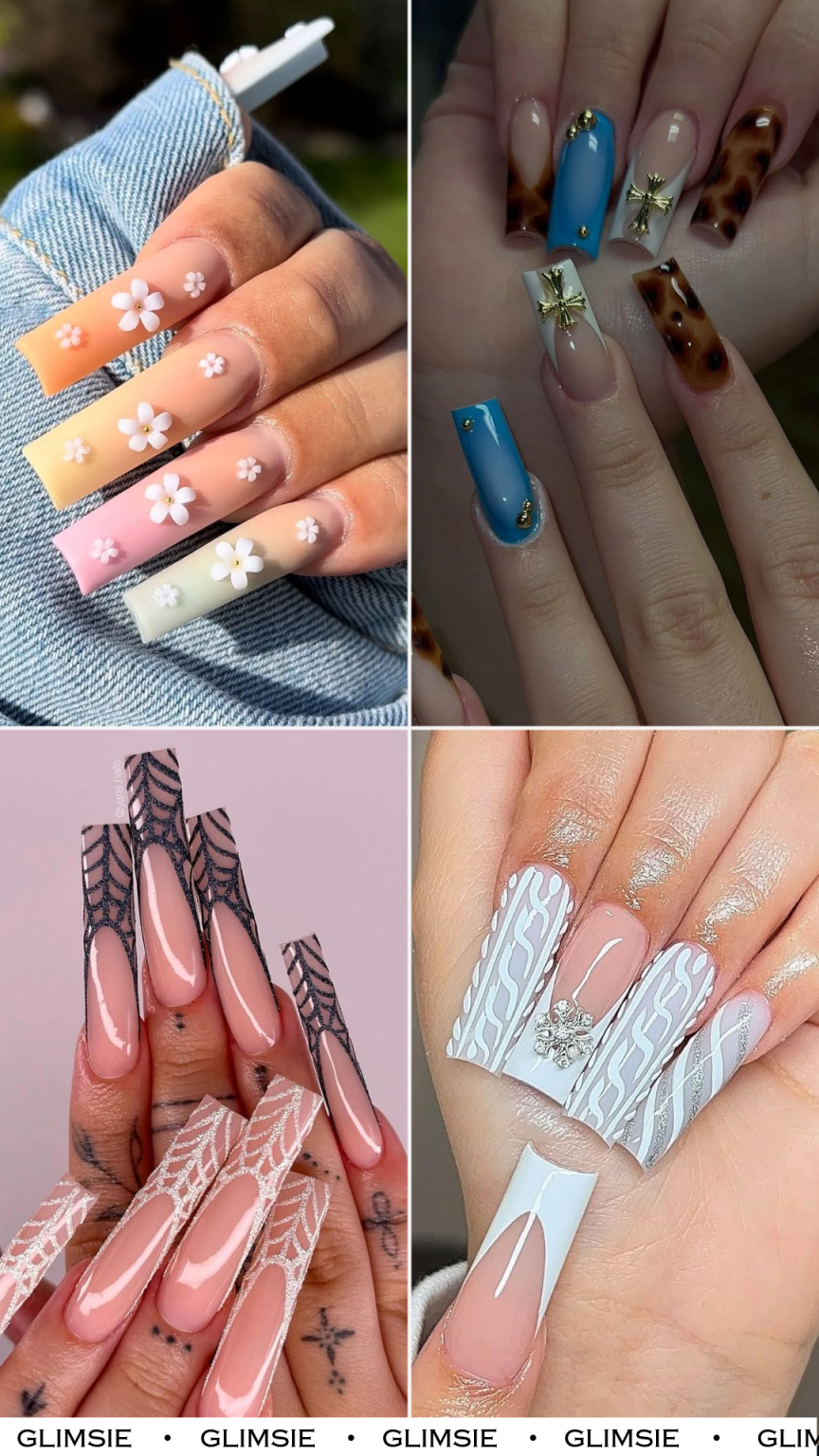 15 Must-Try Tapered Square Nail Ideas That Are Totally Trending - Glimsie