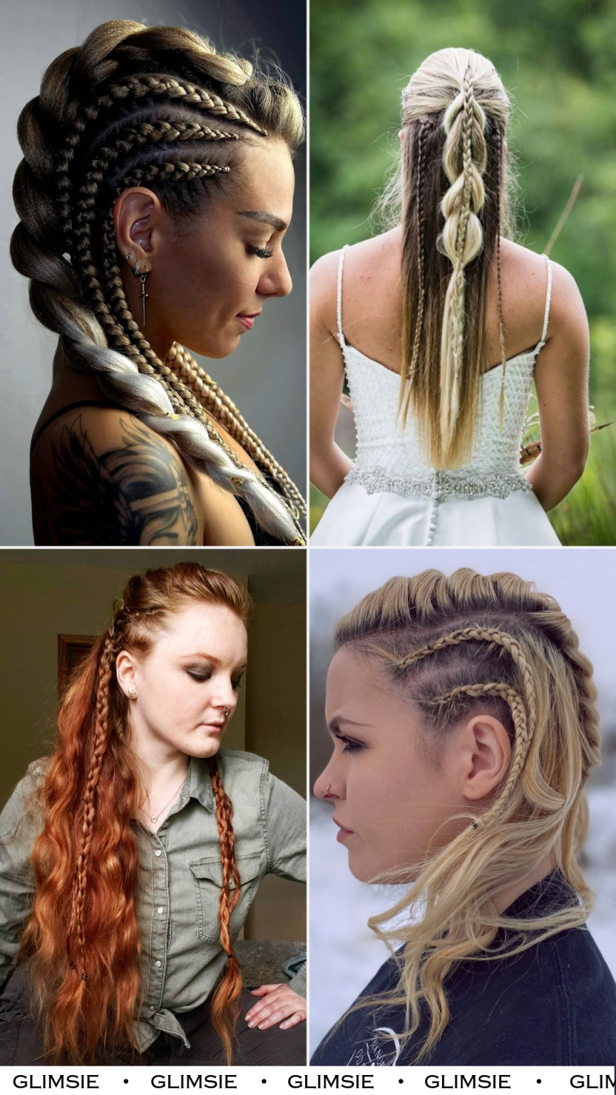 20 Edgy Viking Hairstyles For Women That Break the Mold - Glimsie