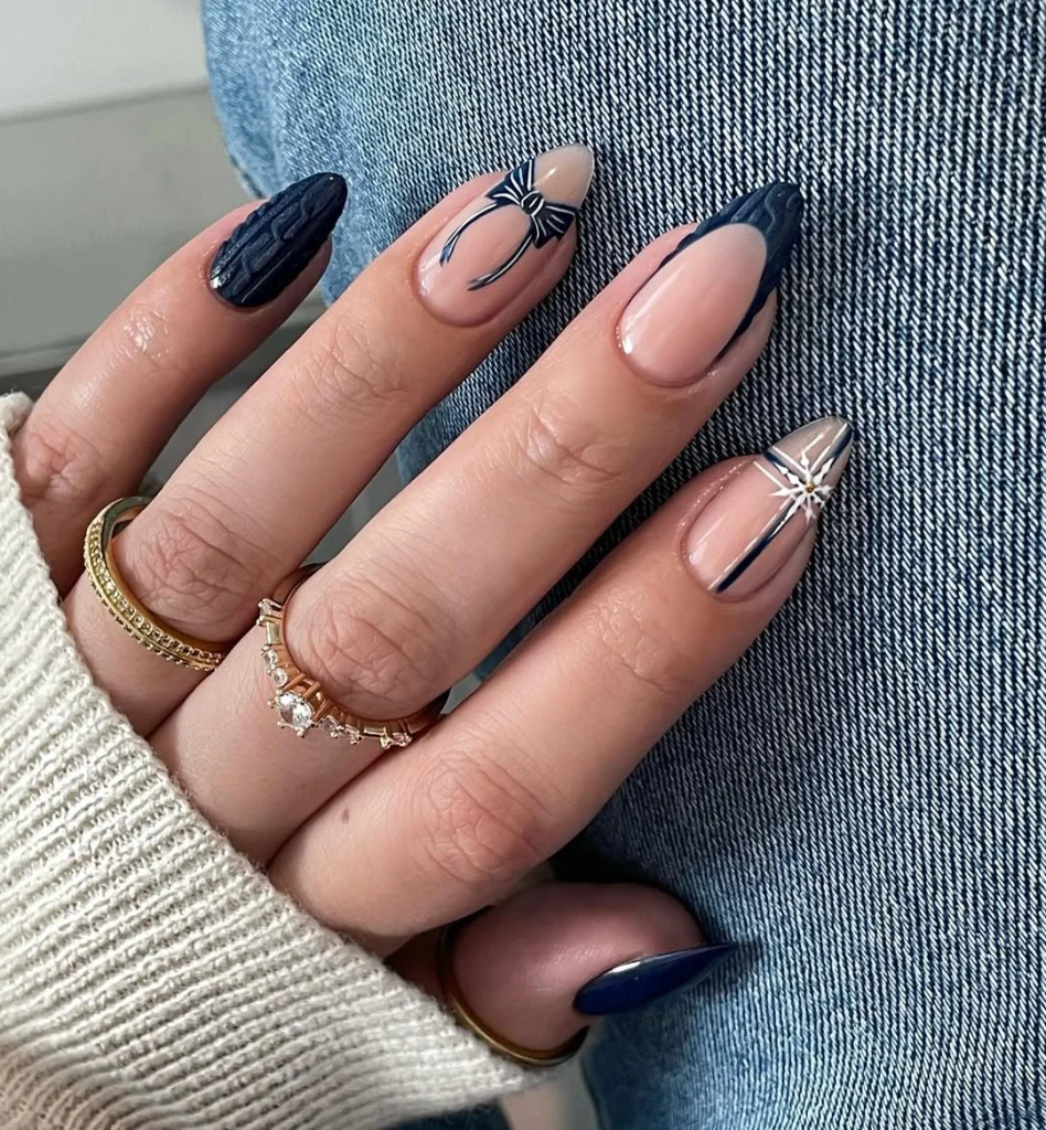 24 Navy Blue Wedding Nail Ideas So Gorgeous You’ll Regret Not Saving ...