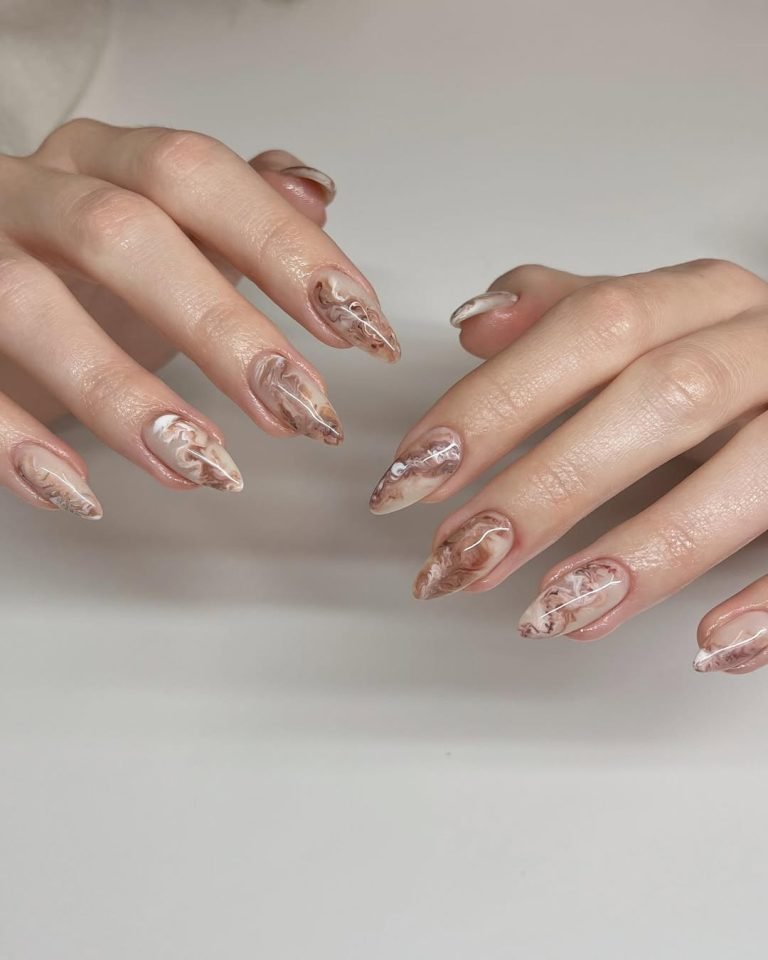 28 Coffee Nail Ideas Blowing Up Feeds Faster Than a Double Shot of ...
