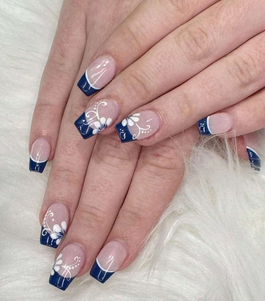 24 Navy Blue Wedding Nail Ideas So Gorgeous You’ll Regret Not Saving ...
