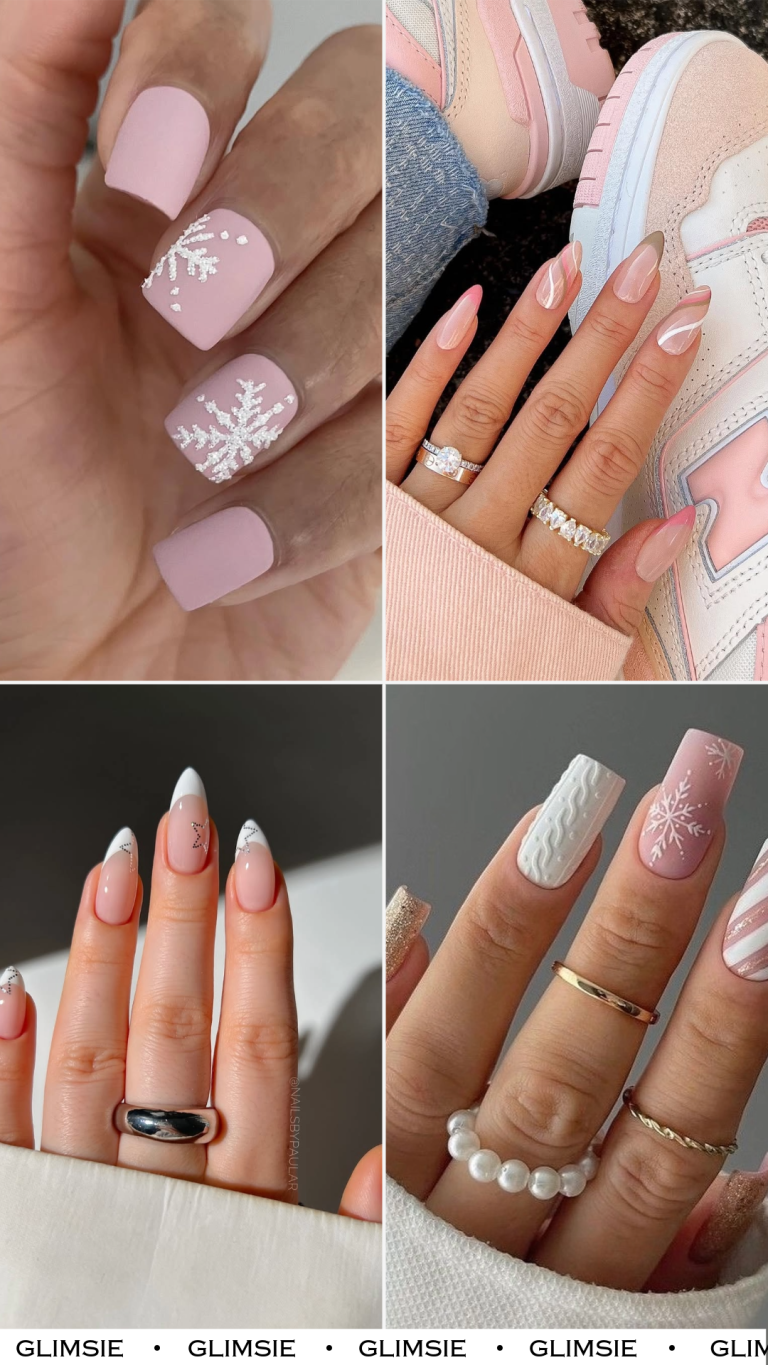 20 Blush Pink Winter Nail Ideas So Subtle Yet So Luxe It Hurts - Glimsie