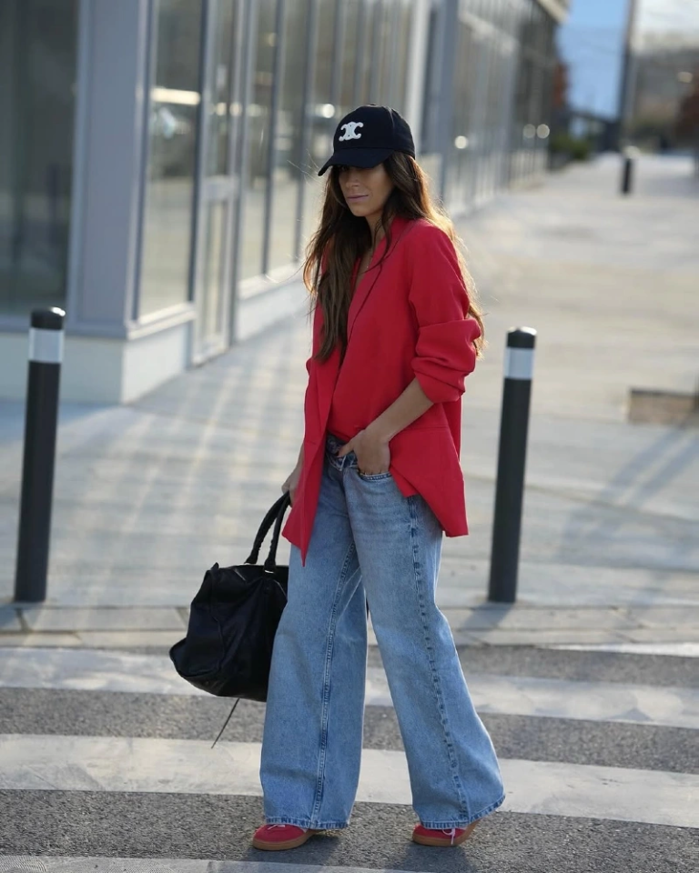 21 Red Sweater Outfit Ideas That Instantly Warm Up Your Look - Glimsie