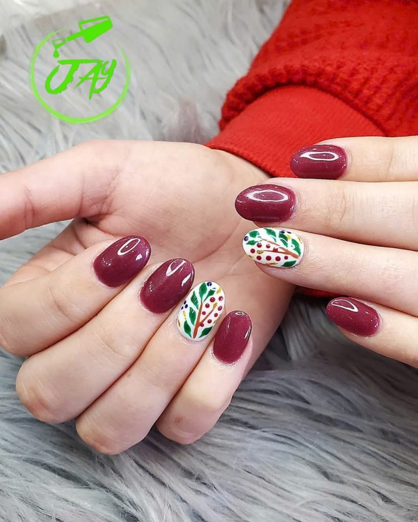 26 Cranberry Red Nail Ideas Making Neutral Manis Feel Boring - Glimsie