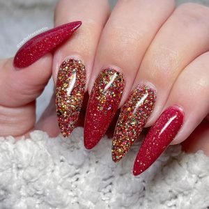 26 Cranberry Red Nail Ideas Making Neutral Manis Feel Boring - Glimsie