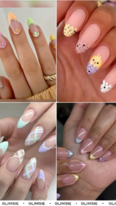26 Easter French Tip Nail Ideas Inspiring the Prettiest Springtime ...