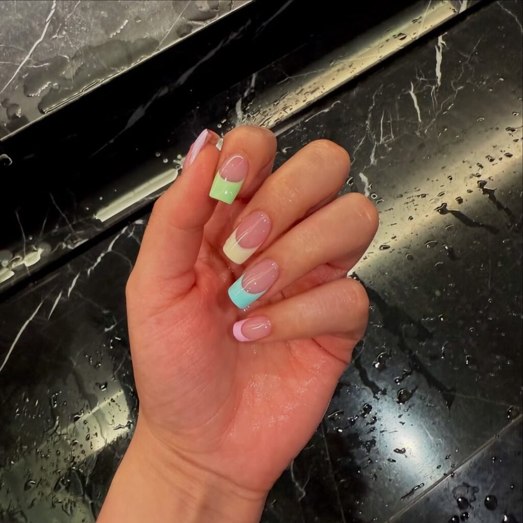 26 Easter French Tip Nail Ideas Inspiring the Prettiest Springtime ...